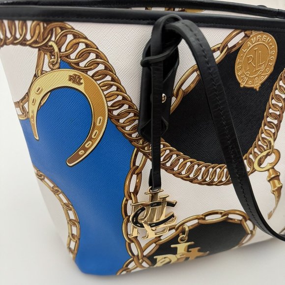 Ralph Lauren | Bags | Ralph Lauren Equestrian Print Tote Bag | Poshmark